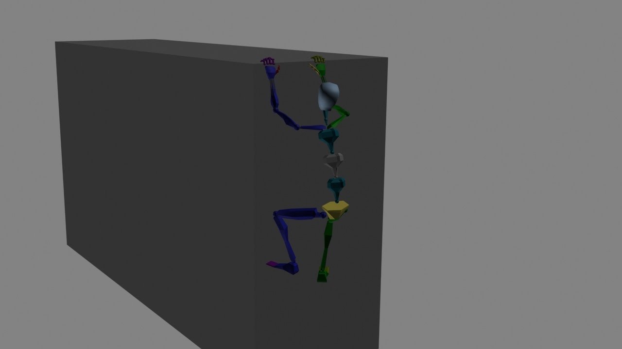 Game Animation - Locomotion Human Hang Corner Right (3ds Max and Maya ...