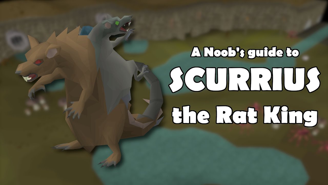 Noobs guide to Scurrius the Rat King - Old School Runescape Boss Tutorial - YouTube
