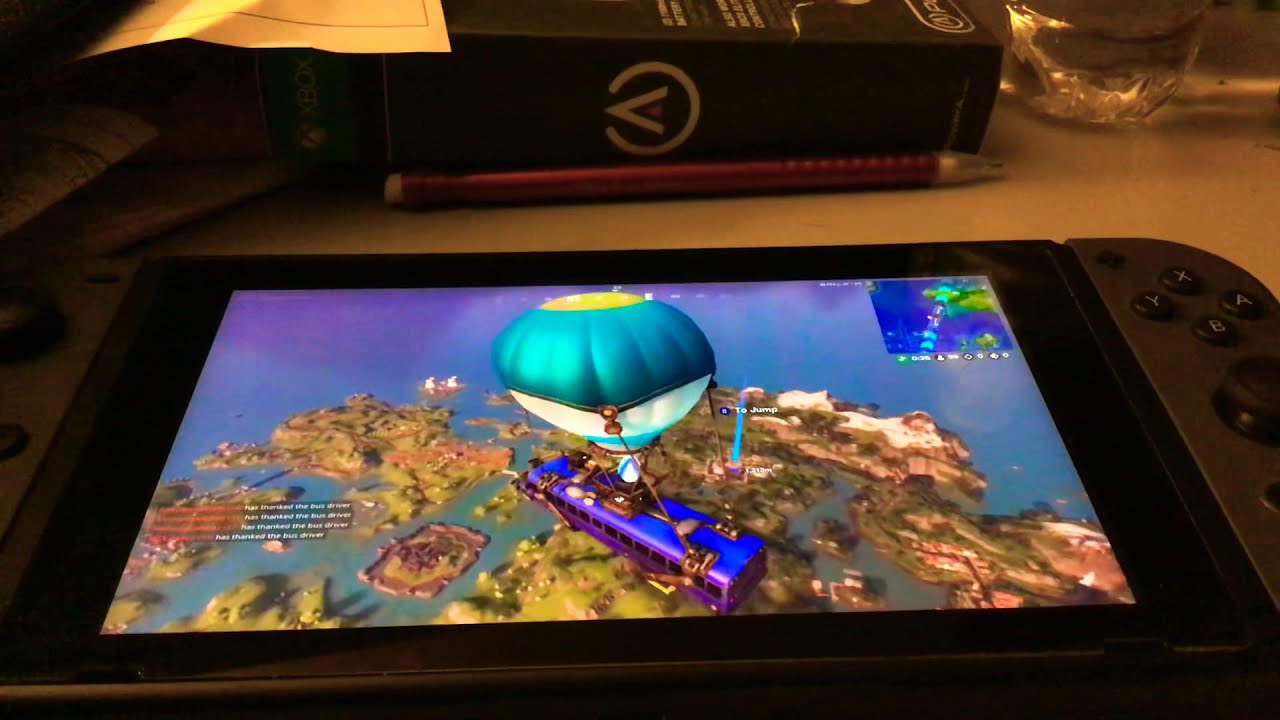 Fortnite Nintendo Switch gameplay - YouTube