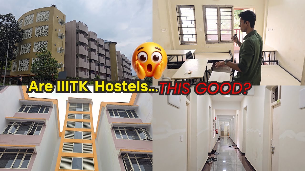 Inside All Boys Hostels of IIIT Kottayam 2025 🏠| Full Campus Hostel ...