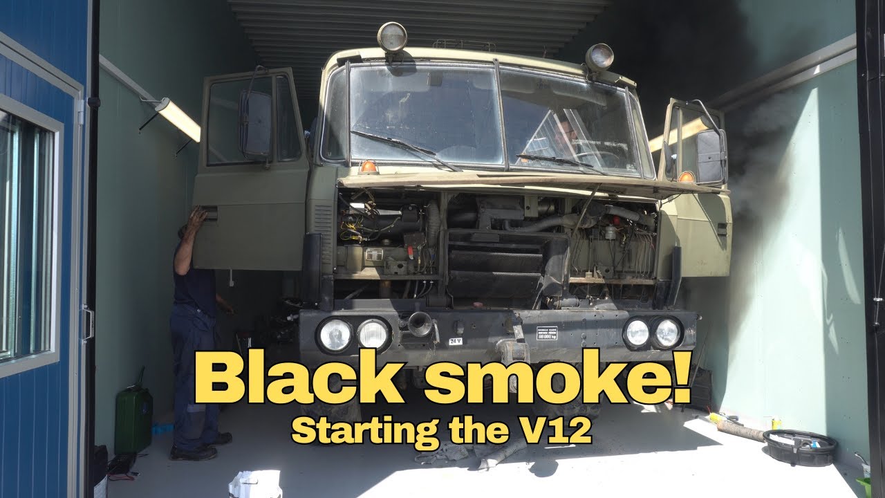 Engine maintenance & start! Tatra 815 6x6 Conversion to expedition ...