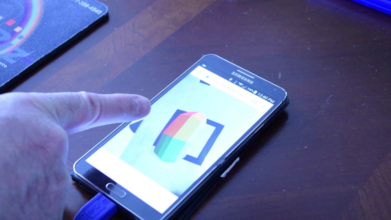 Augmented Reality (AR) Test 1 Lincoln Logo 2 - YouTube