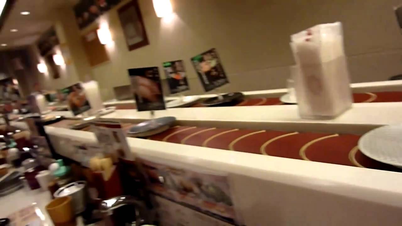 Nara - longest floating sushi bar - YouTube