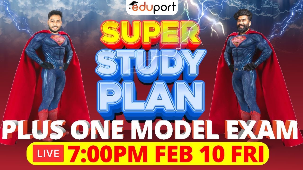 Super Study Plan എത്തി മക്കളെ... 🤩🤩| Best Study Plan For Plus One Model Exam 💪💪💪 - YouTube