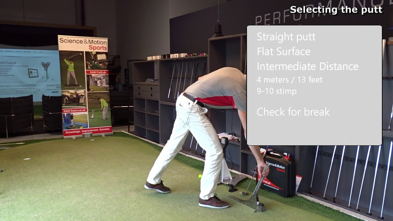 SAM PuttLab - Select the putt - YouTube