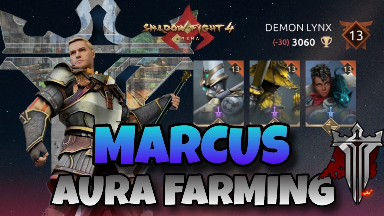 MARCUS AURA FARMING Against TOP RANKS In Shadow Fight Arena - Shadow ...