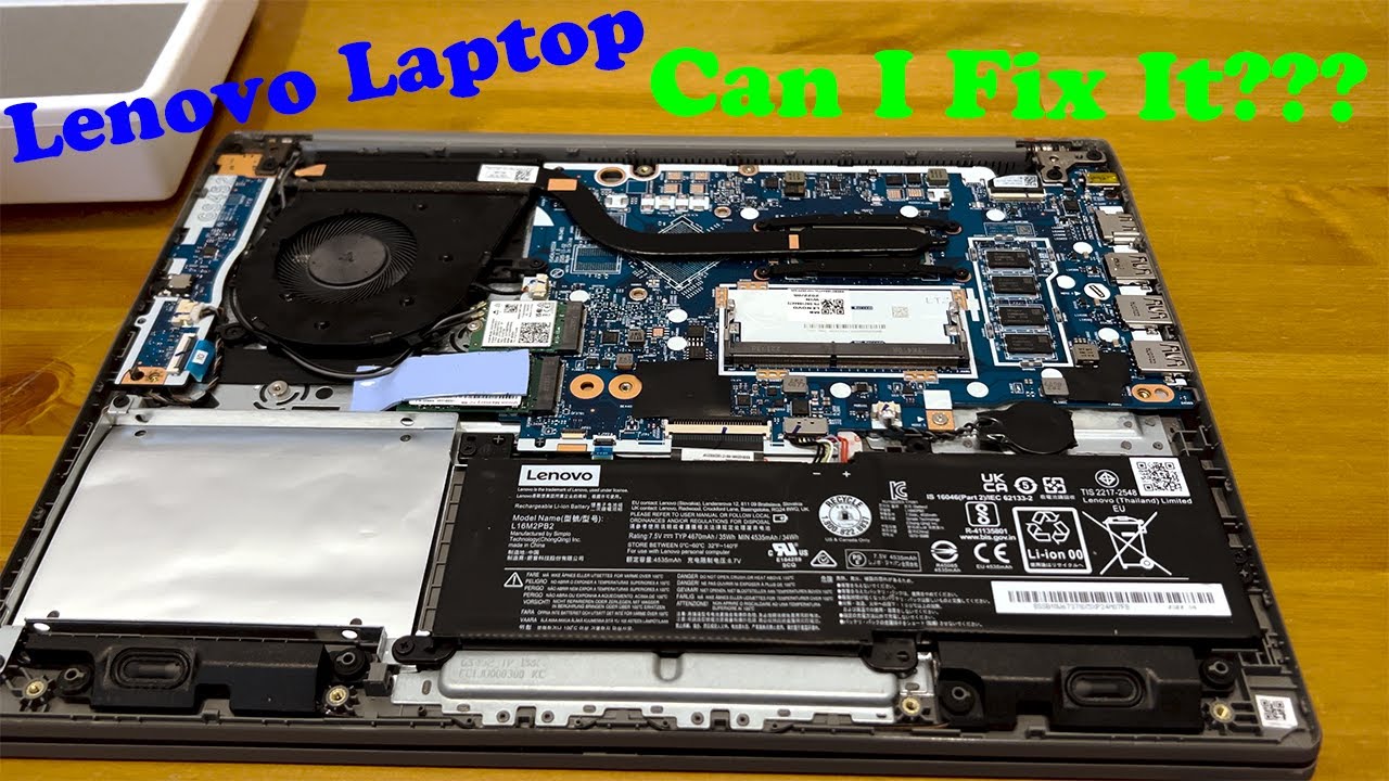 Lenovo Laptop Repair w/ Full Tear Down - YouTube