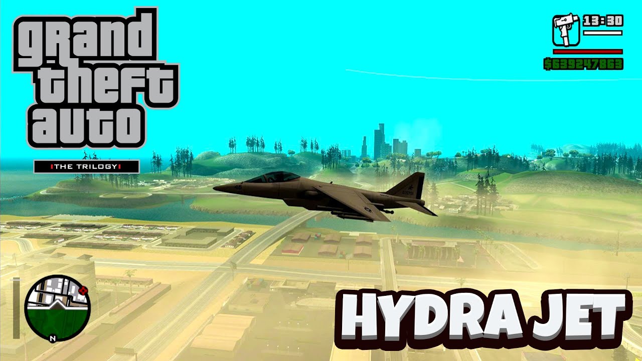 GTA Trilogy: The Definitive Edition - HYDRA JET GAMEPLAY! (GTA ...