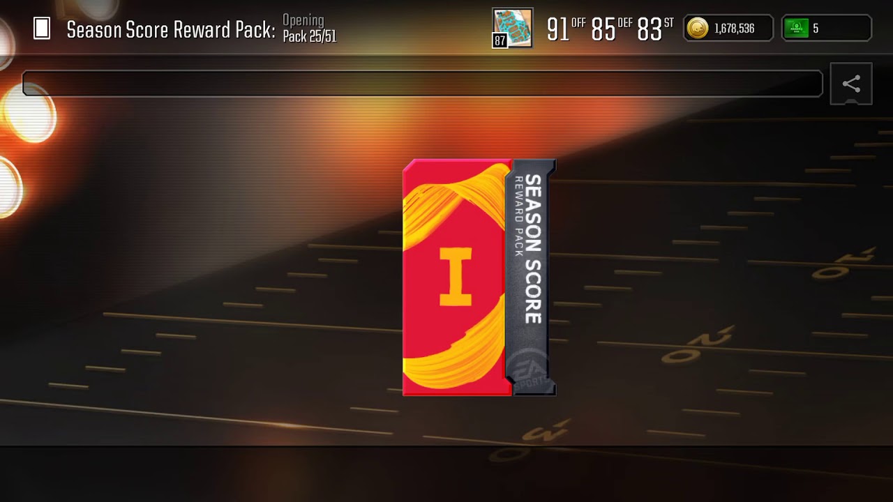 Madden overdrive mobile pack opening pt 37 - YouTube