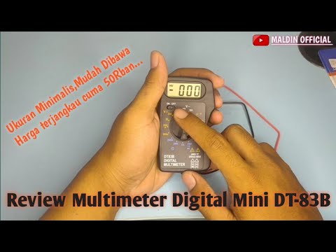 Review Multimeter Digital Mini DT-83B Ukuran Minimalis Harga Terjangkau ...