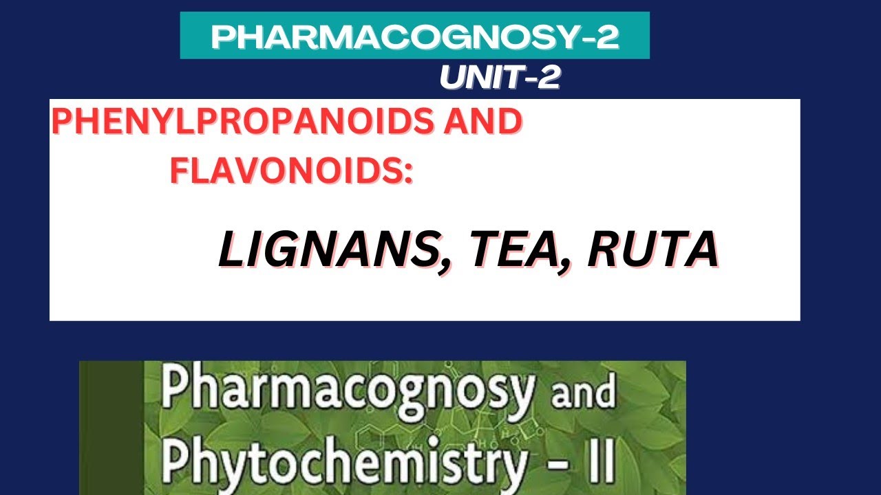 Pharmacognosy of lignans Tea Ruta | lignans | Tea Ruta phenyl ...