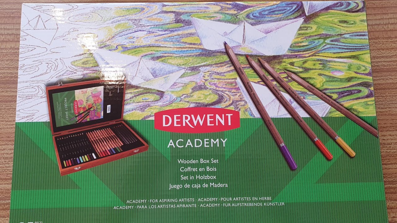 Derwent Academy 35 Pieces Wooden Box Set Review #Derwent # ...