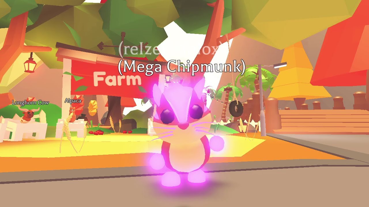 MEGA CHIPMUNK (Rare) - Fly Ride and Tricks Adopt Me - YouTube