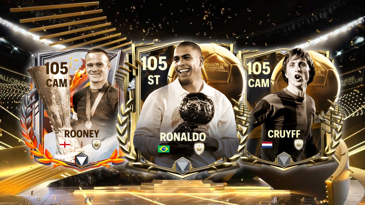 🔴 FC Mobile || New Ballon d'Or x Trophy Titans ft. R9, Cruyff, Rooney ...