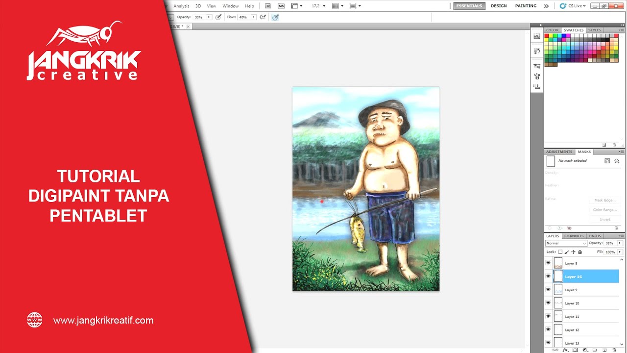 Tutorial Digipaint Tanpa Pentablet - YouTube