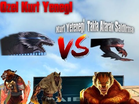 Wolfteam Özel Kurt Yeteneği VS Kurt Yeteneği Takla Atarak Saldırma