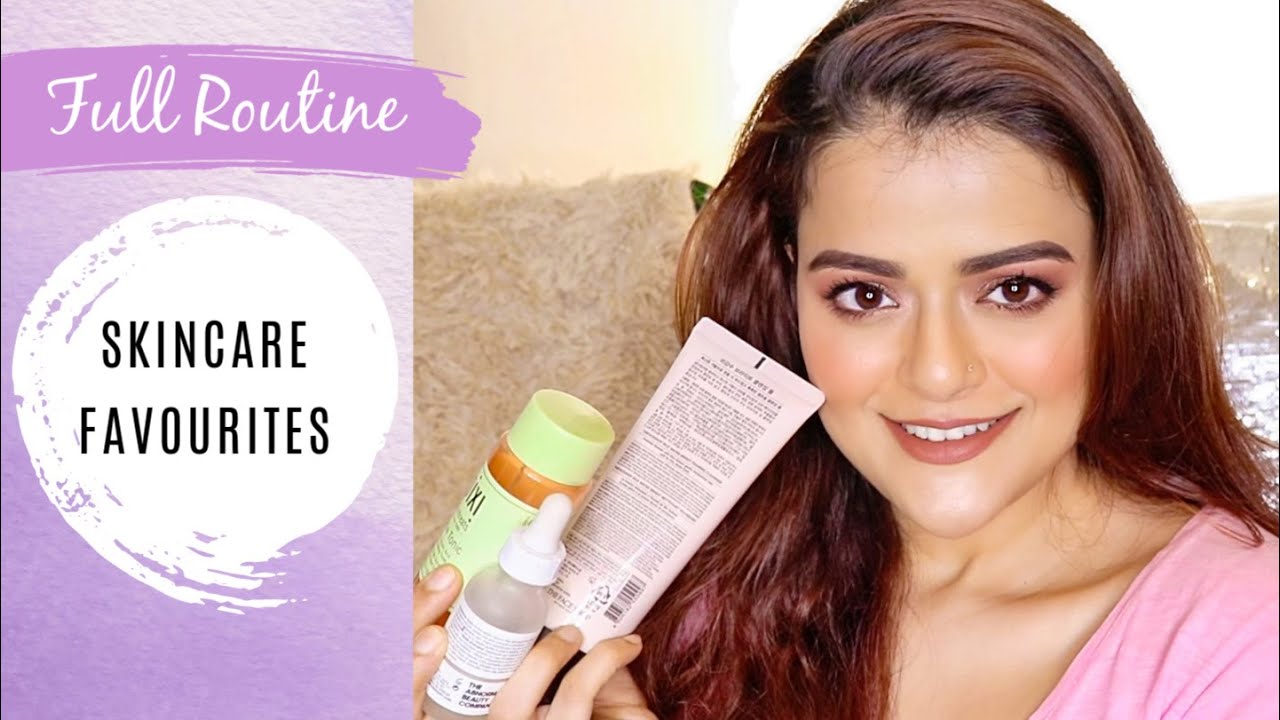 TOP SKINCARE PRODUCTS IN INDIA | MORNING & NIGHT ROUTINE - YouTube