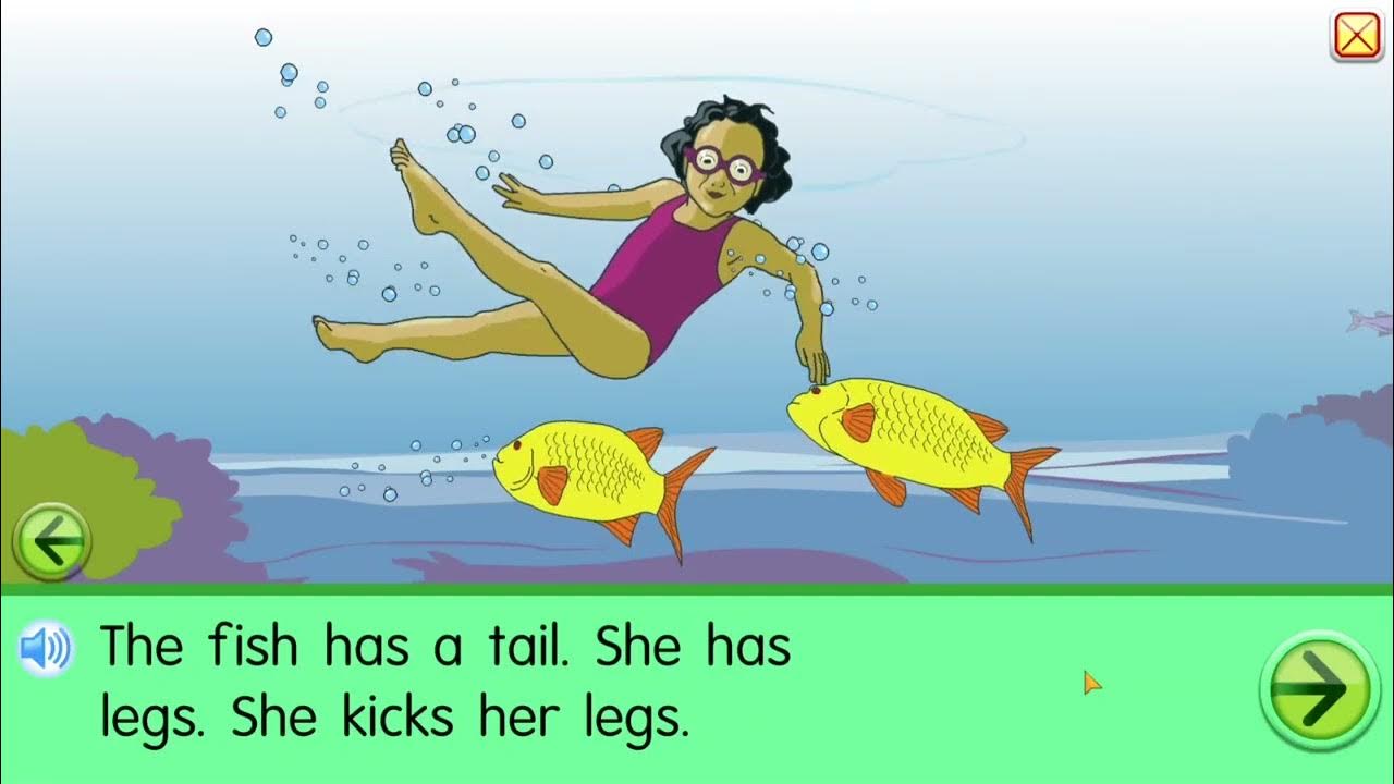 Starfall Learn to Read, short vowel pals, short i (fish and me book ...