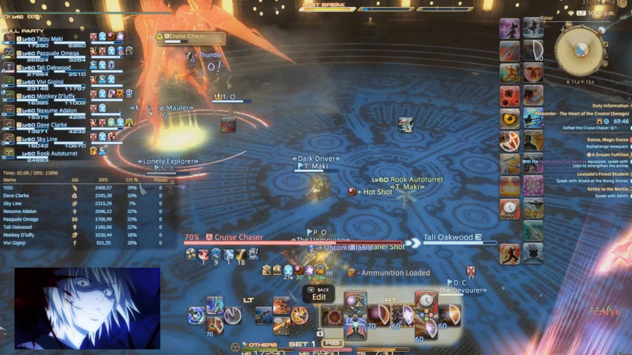 FFXIV A11s Mch - Limit Cut Trick - YouTube