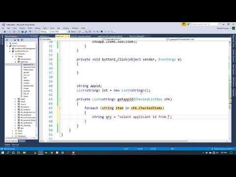 How to Fill CheckedListBox And Insert data into database - C# Tube - YouTube