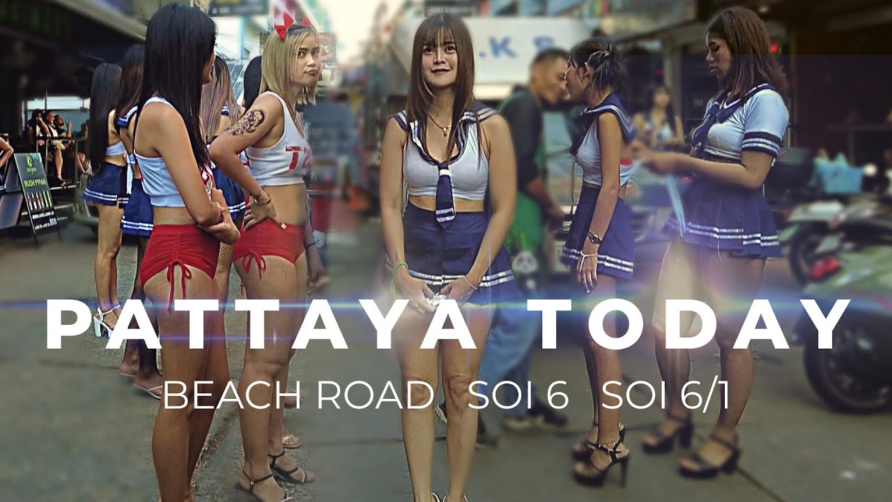So now in Pattaya in January 2024 | Beach Road, Soi 6, Soi 6/1 Scenes ...