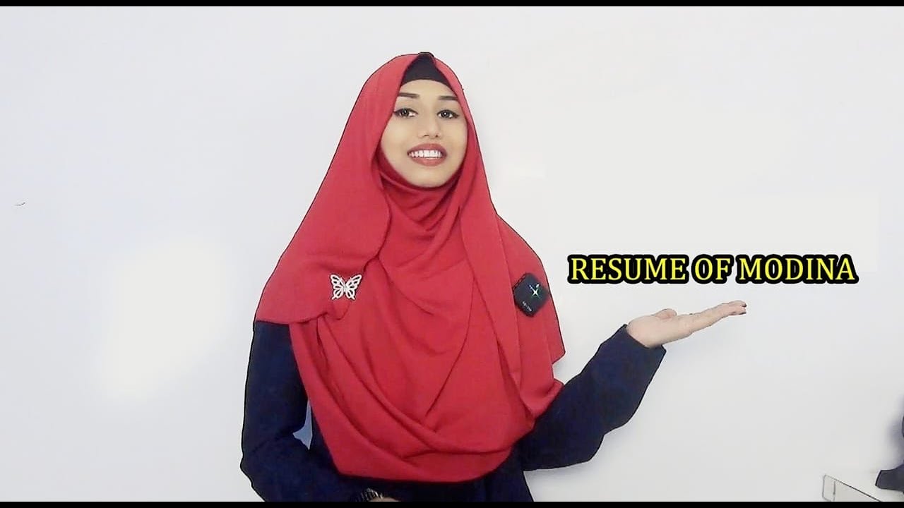 Video Resume Of MODINA AKTER MINA - YouTube