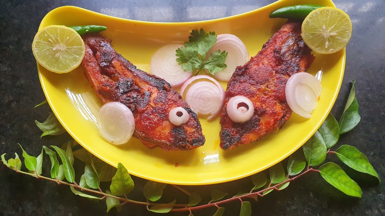 Fish fry recipe in tamil | Nei meen varuval seivathu eppadi |Spicy Red ...