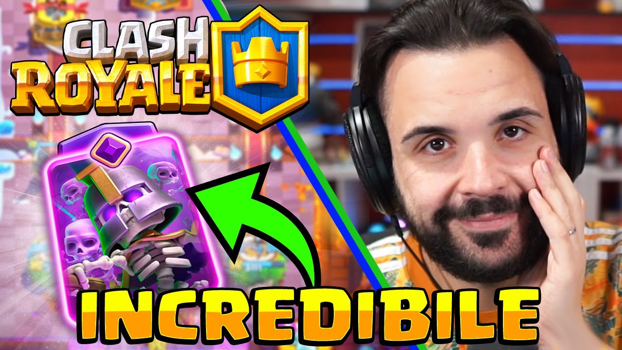 lo ammetto, l'orda di scheletri evo è incredibile - CLASH ROYALE - YouTube