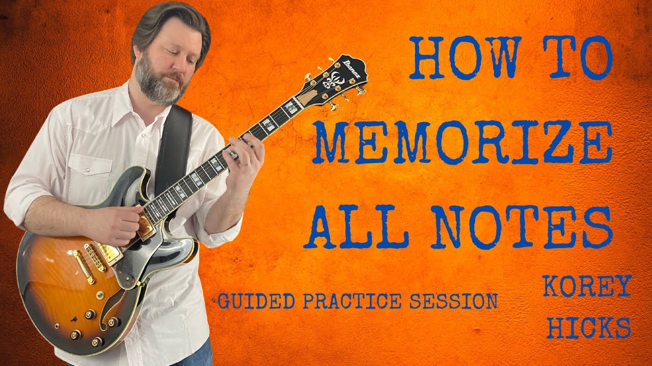 How To Memorize All Notes on Guitar | Note Recognition Exercises that ...