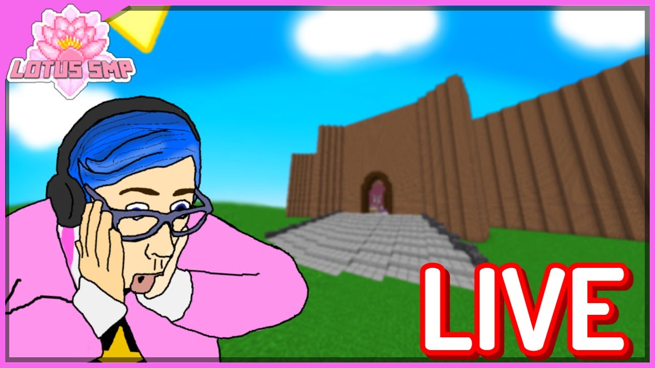 Building My MEGA BASE on Minecraft SMP | Lotus SMP LIVE - YouTube
