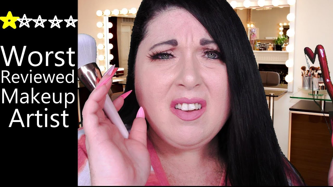 ASMR Worst Reviewed Makeup Artist | Rude, B*tchy, Whispering, Makeup ...