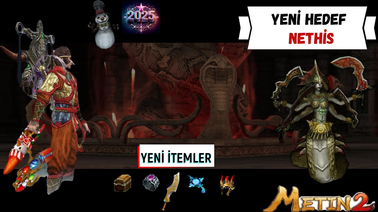 YENİ YIL YENİ HEDEF l NETHİS I SURA GELİYOR.! I YENİ İTEMLER ISİS JEDİT BİLEZİK +9? I METİN2 TR ...