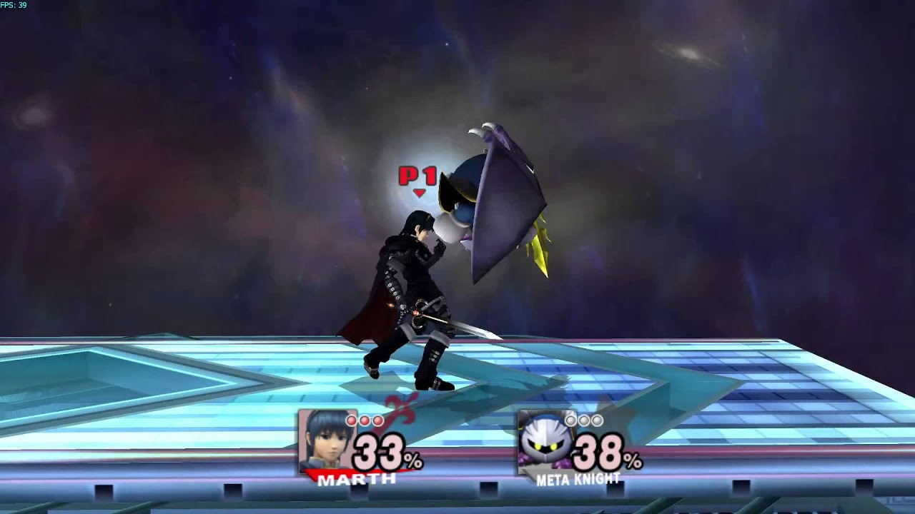 SSBB - Battle 379 - Belmont Marth vs. Meta Knight - YouTube