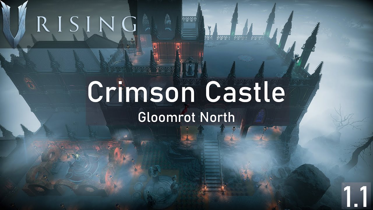 V Rising 1.1 Crimson Castle for PvE - First attempt to make something ...