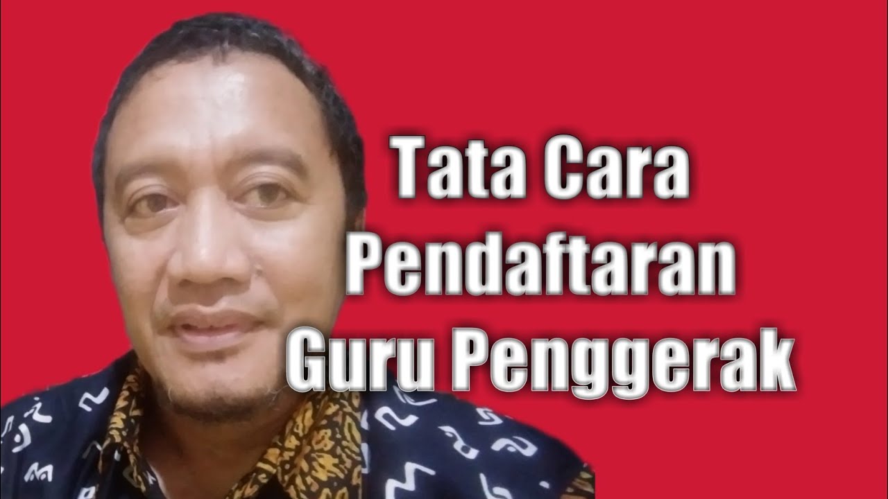 Tata Cara Mendaftar Guru Penggerak 2022 Saran Menulis Esai Youtube ...