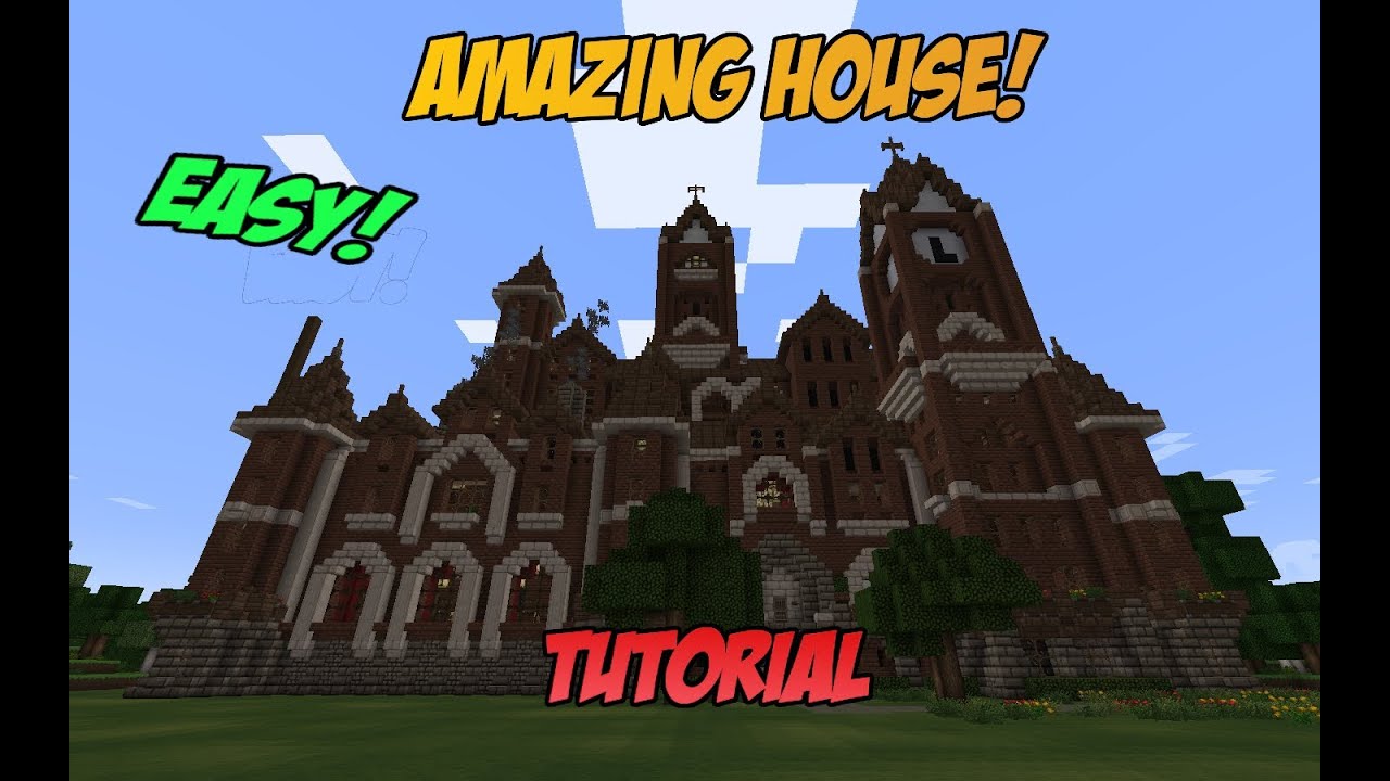 Minecraft How to Tutorial - Build an Amazing/Epic House! - Easy! - YouTube