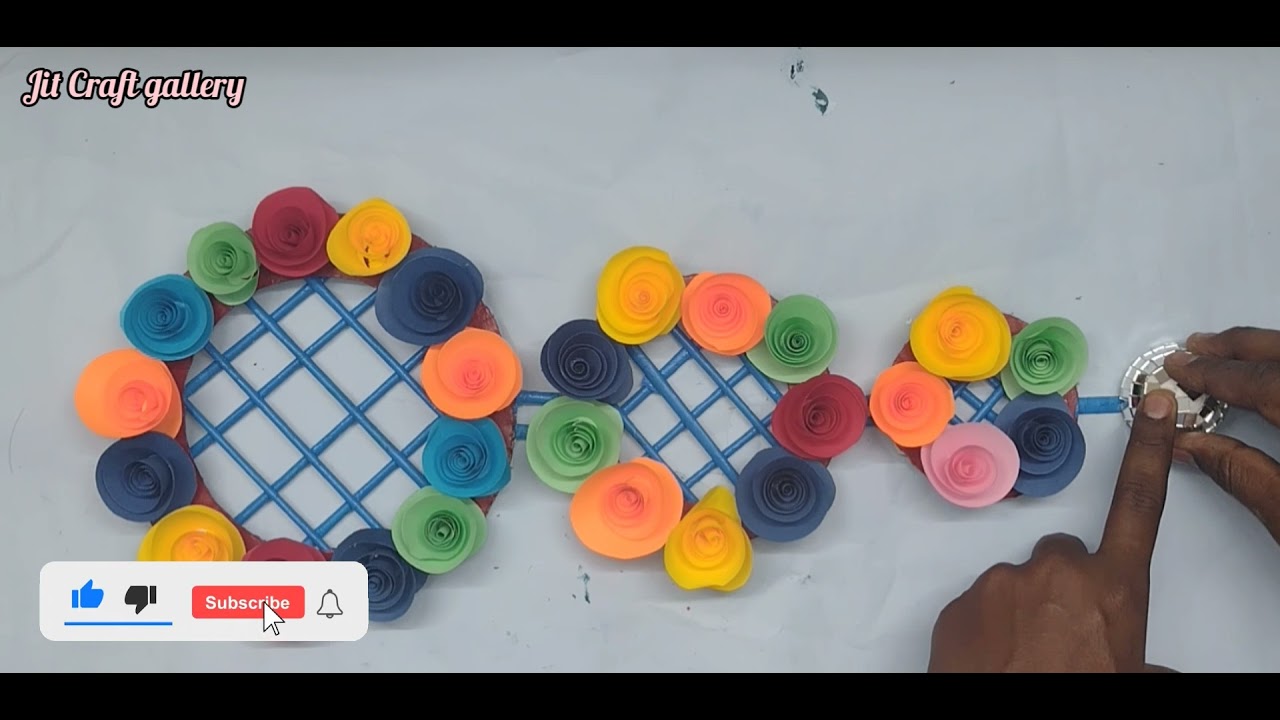 How To Make Cardboard & Newspaper Wall Hanging Craft Ideas | Craft ...