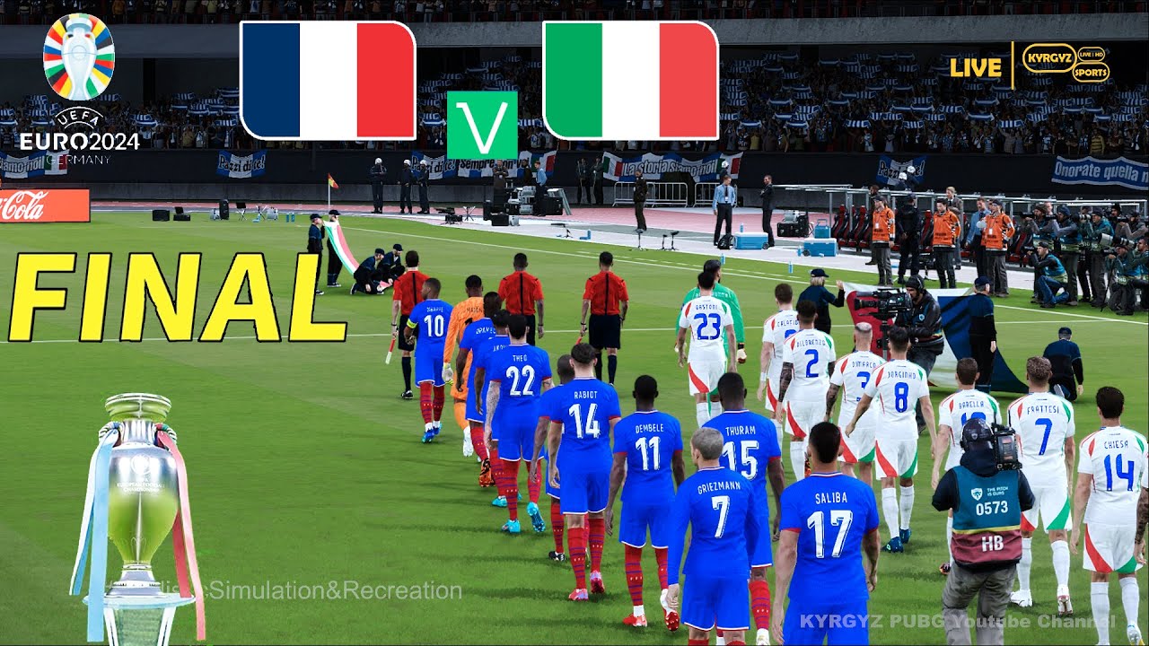 France vs Italy - Final UEFA Euro 2024 | Full Match All Goals | Ronaldo ...