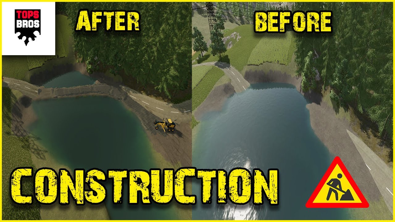 FS22 CONSTRUCTION | How to Build a Bridge Without Map Editor | Farming ...