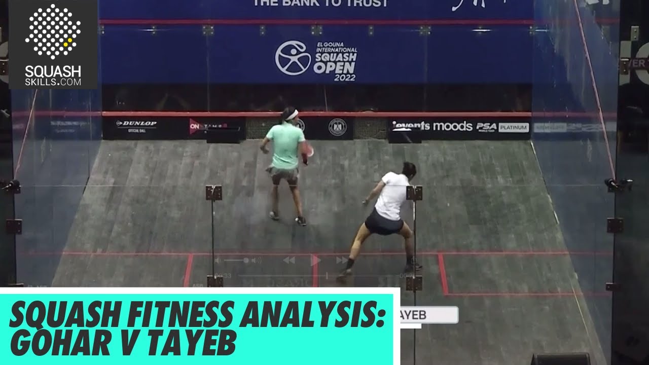 Squash Fitness Analysis: Gohar v Tayeb - YouTube