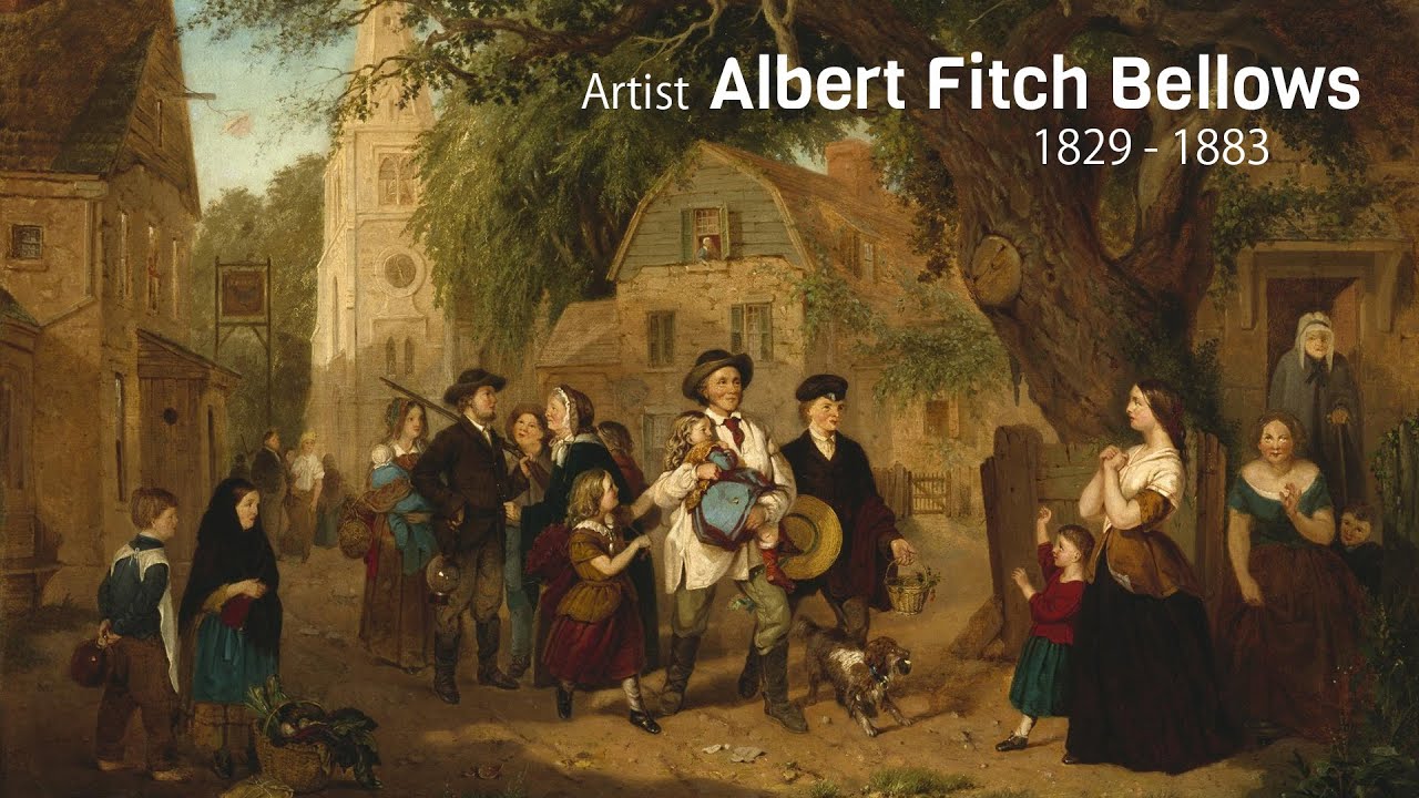 Artist Albert Fitch Bellows (1829 - 1883) American Landscape Painter ...