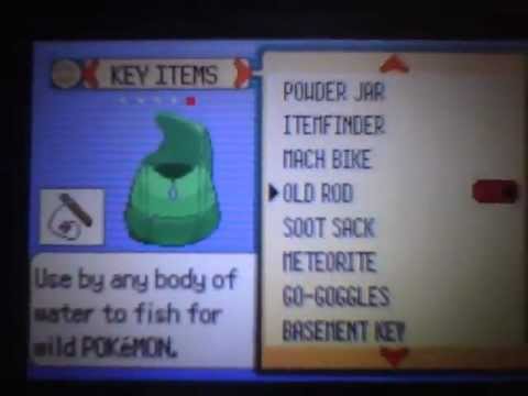 Pokemon Emerald Catching Feebas using Old Rod - YouTube