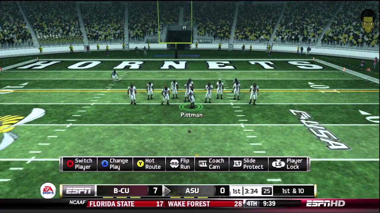 HBCU Football: Bethune-Cookman vs Alabama State 1st Qtr - YouTube