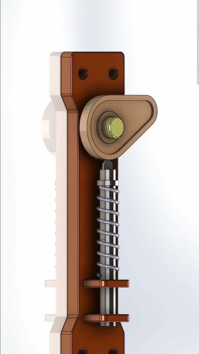 SPRING CAM MECHANISM | SOLIDWORKS | TUTORIAL - YouTube