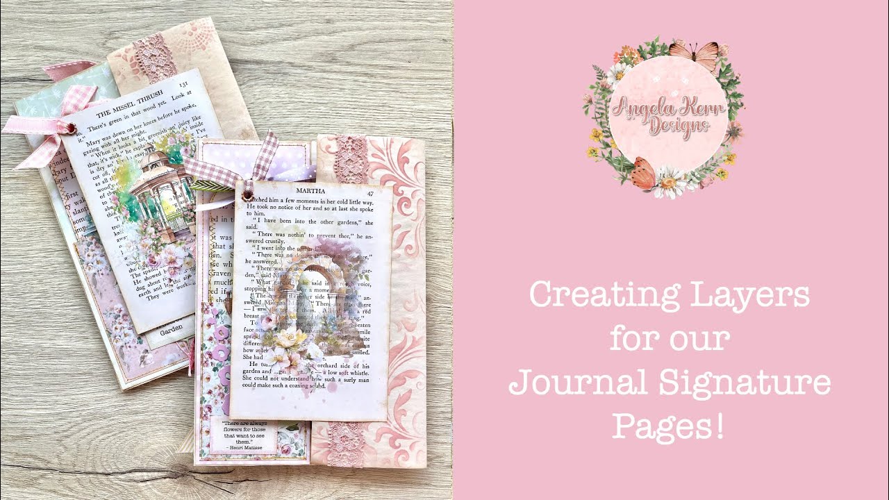 Creating a Layered Look for your Journal Signature with a Single Page ...