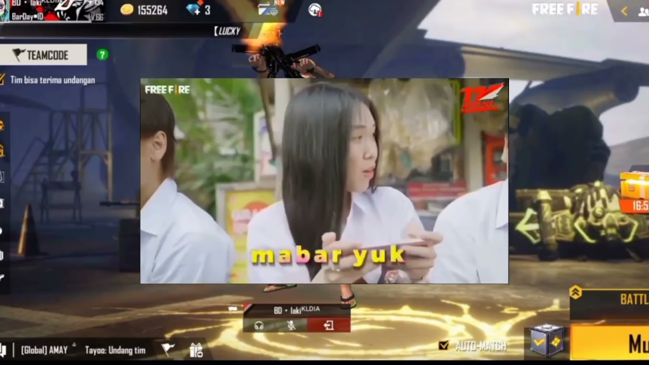 IKLAN FREE FIRE KACAU - YouTube