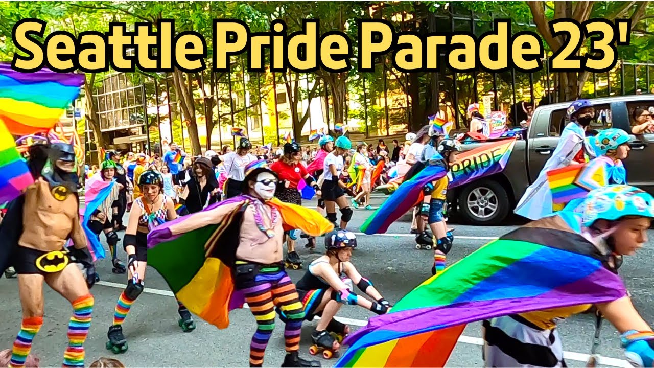 Seattle Pride Parade 2023 at 4th Ave & Blanchard St - YouTube