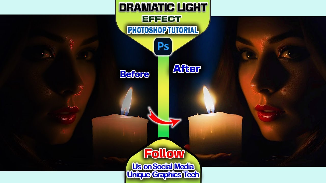 Easy Way to Change Dramatic Light Effect in Photoshop 2023 An Amazing ...