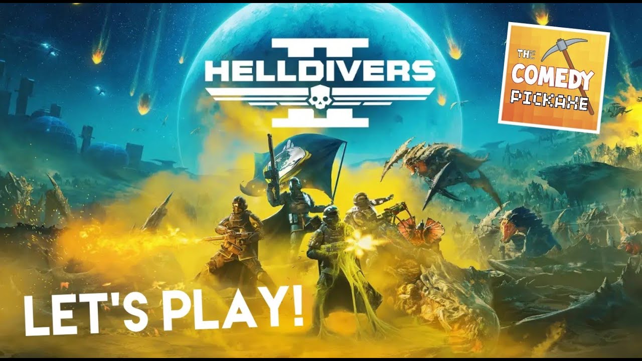 Helldivers II, Game 2- The Comedy Pickaxe Let's Play Series - YouTube