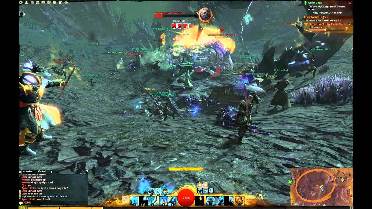 Guild Wars 2 the Shatterer Dragon - YouTube